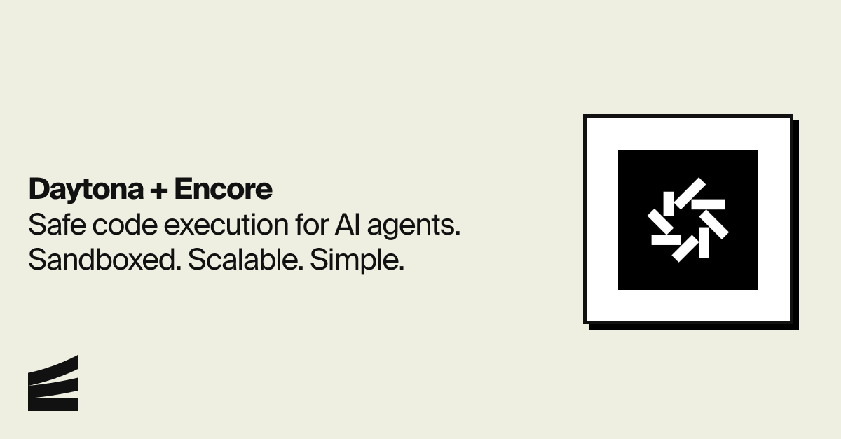 Secure AI Code Execution with Daytona and Encore.ts – Encore Blog