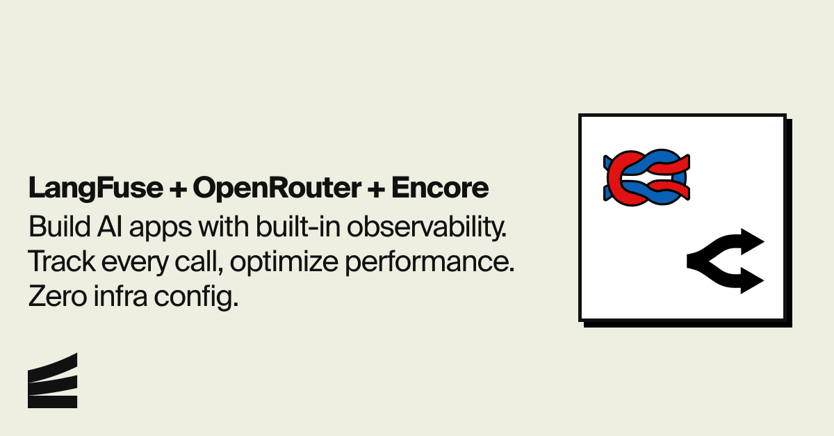 LLM Observability with LangFuse + Encore.ts – Encore Blog